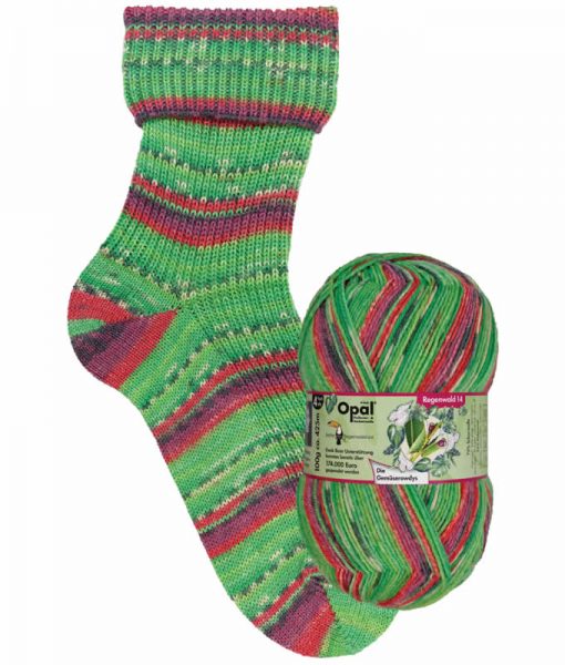 Opal Rainforest 14 XIV 9620 Die Gemüserowdys (Vegetable Vandal) 4-ply ...