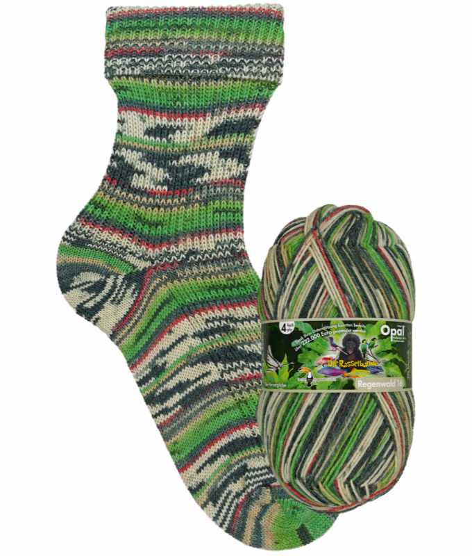 Opal Rainforest 16 XVI 9904 Die Fürsorgliche (The Caring One) 4-ply ...